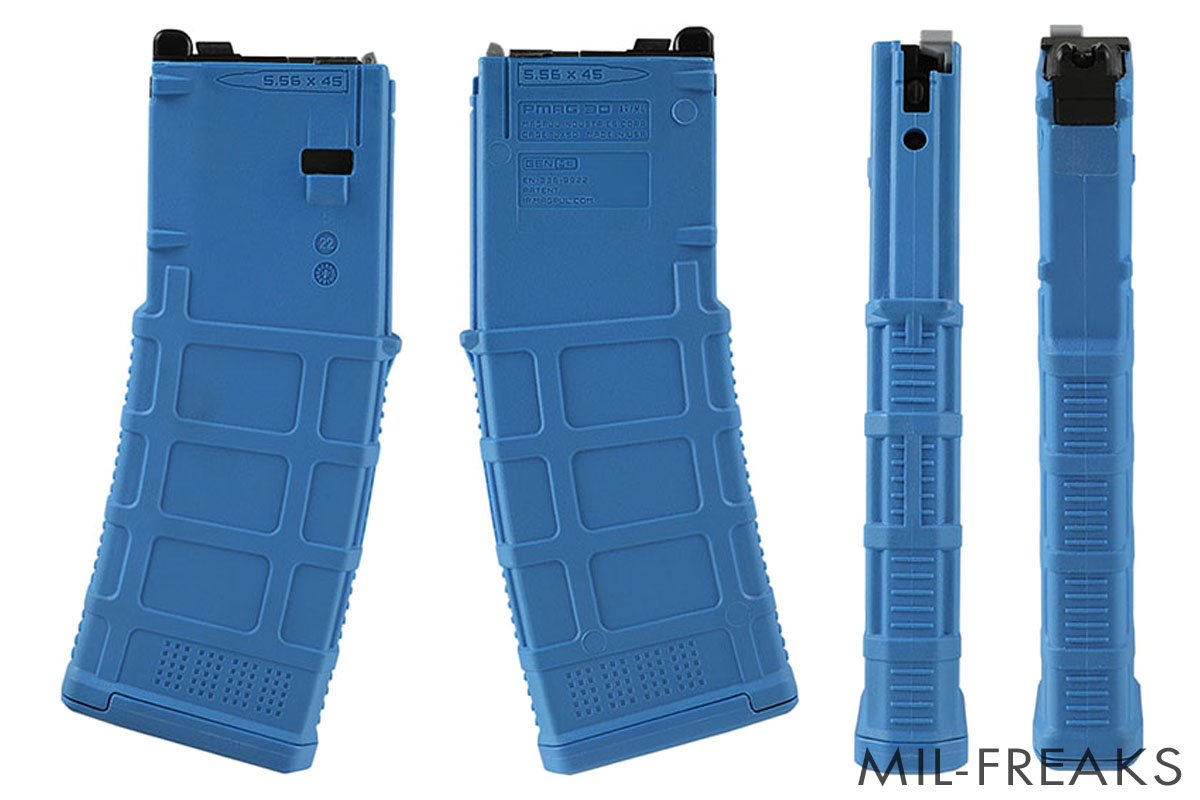 Guns Modify MAGPULタイプ P-MAG Gen3 NATO ブルー トレーニングマガジン マルイ ガスブローバック M4 ...